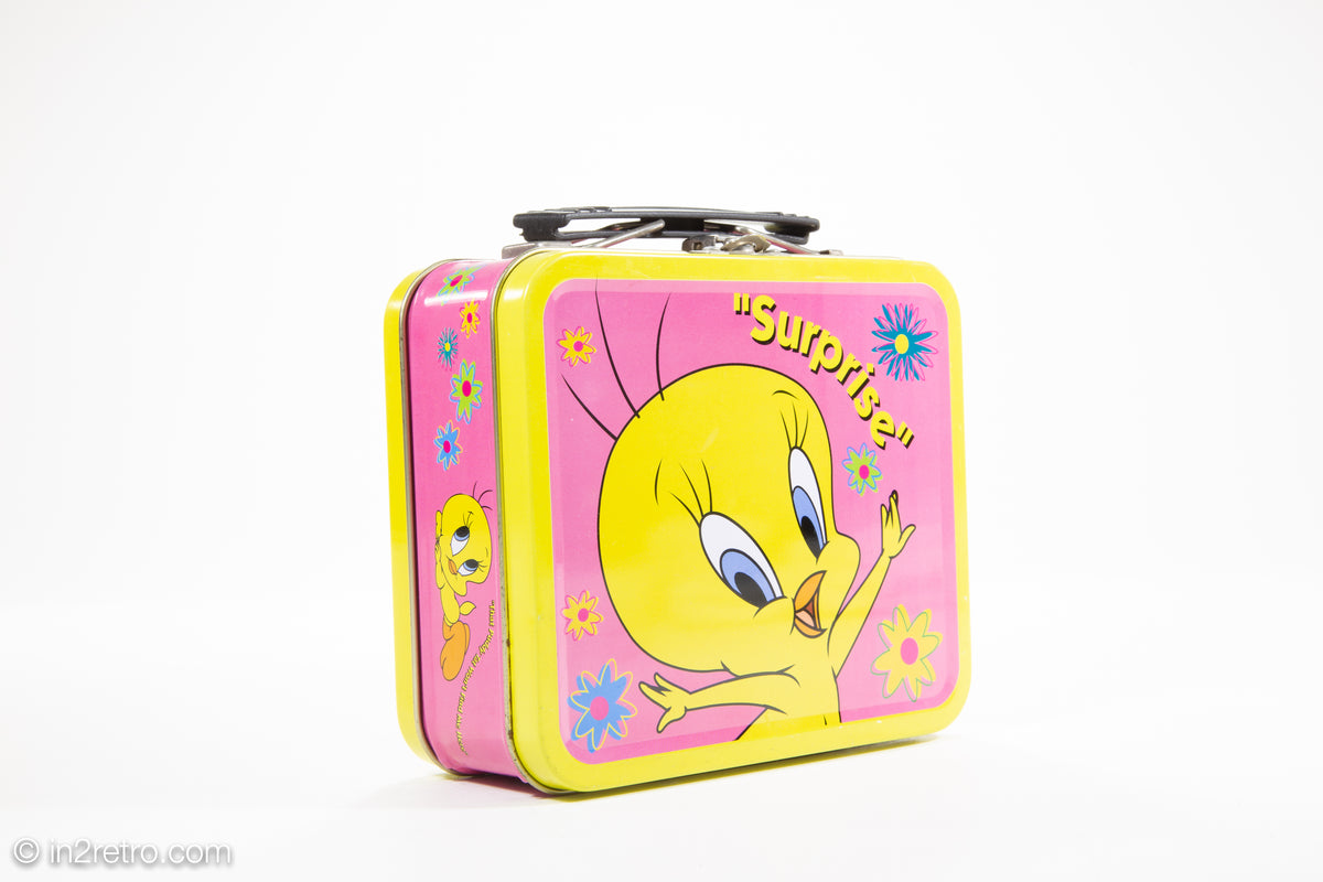TWEETY BIRD TWEETY PIE ADORABLE VINTAGE NOVELTY SMALL LUNCH BOX WARNER ...